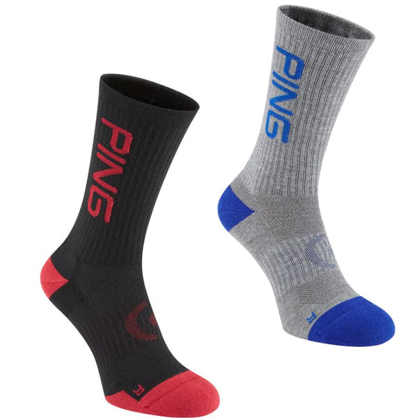 PING Logo Sock - 2 Pack - Golf Vault